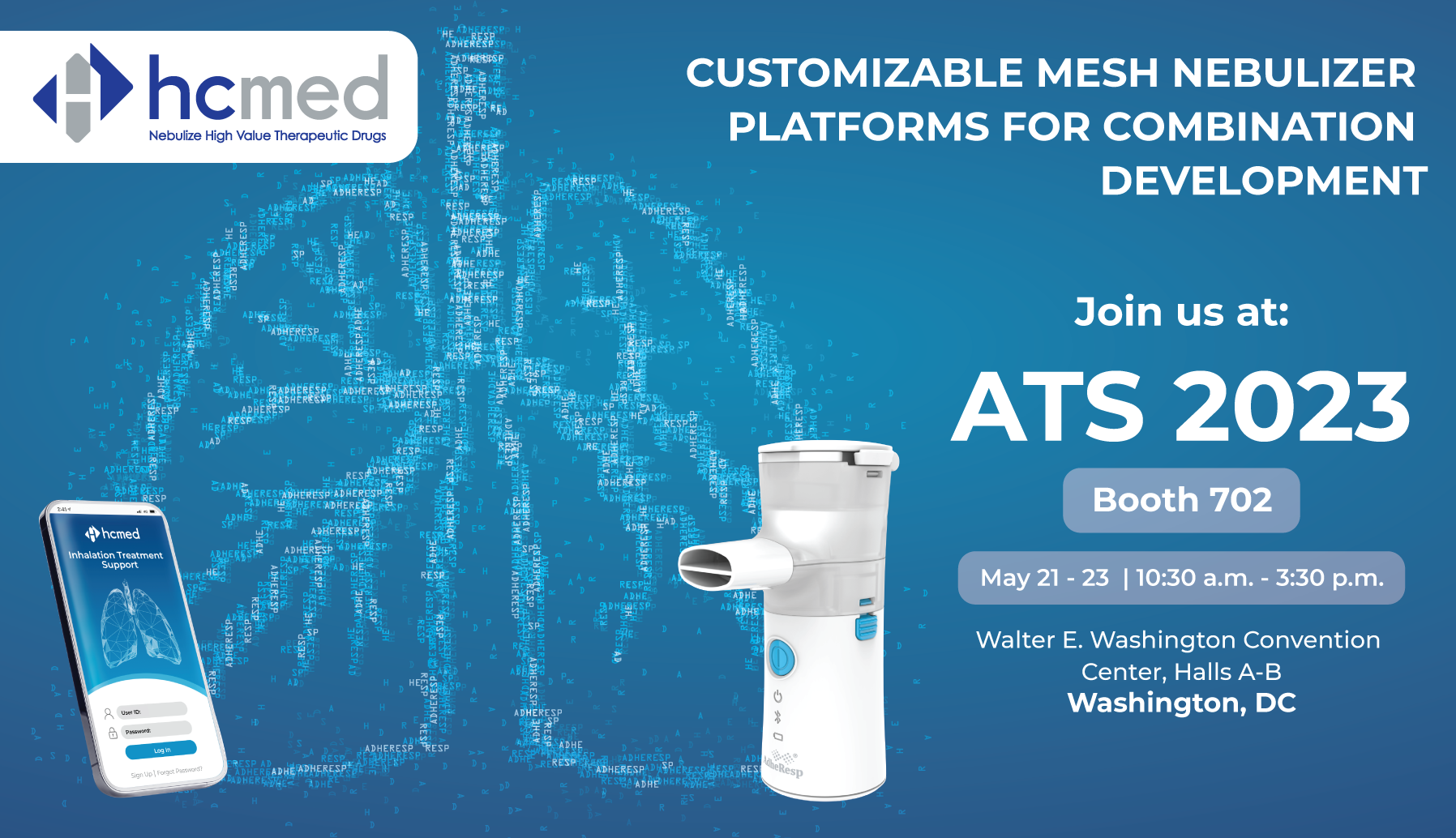 HCmed Joins the ATS 2023 Conference | 心誠鎂行動醫電