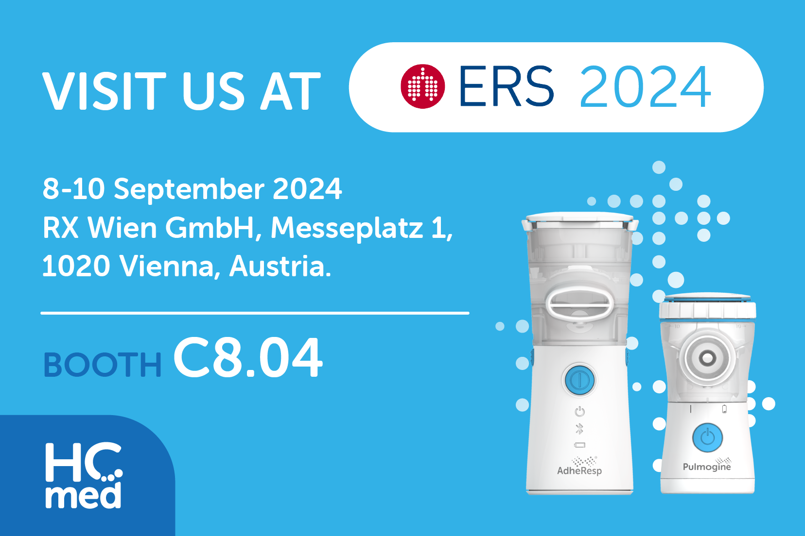 HCmed Joins the ERS 2024 Exhibition | 心誠鎂行動醫電