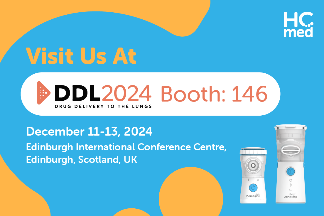 HCmed Joins the 2024 Drug Delivery to the Lungs Conference! | 心誠鎂行動醫電